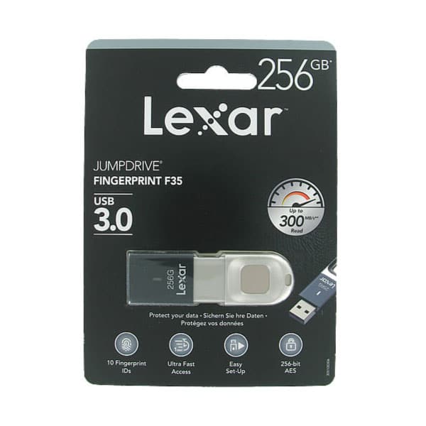 Lexar 256GB Fingerprint F35 USB 3.0 Flash Drive » Lapsol Technologies ...