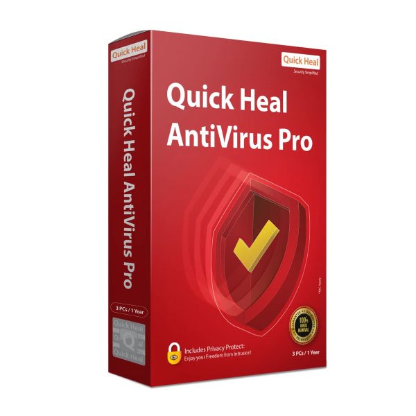 Quick Heal Antivirus Pro – 2 User, 1-Year License for Reliable Multi-PC ...